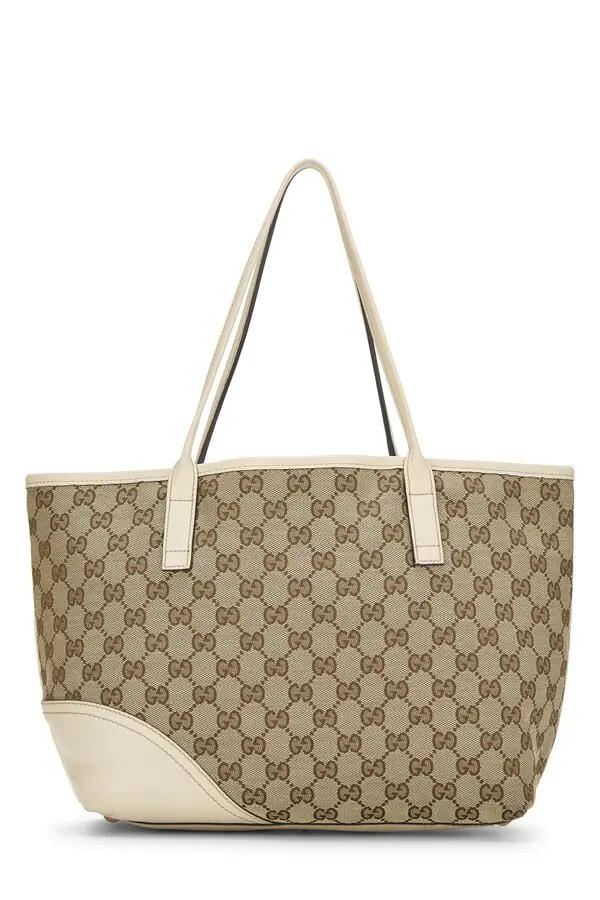 Gucci Original Gg Canvas Britt Tote - Beige