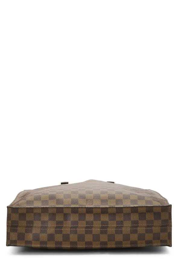 LOUIS VUITTON Damier Ebene Sac Plat Tote