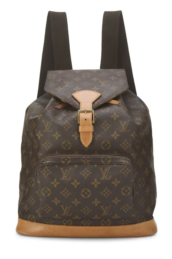 LOUIS VUITTON Monogram Montsouris Backpack - Brown
