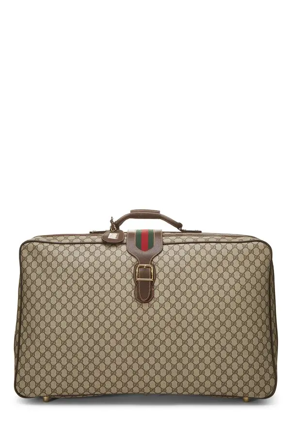 Gucci Large Original Gg Supreme Canvas Suitcase
