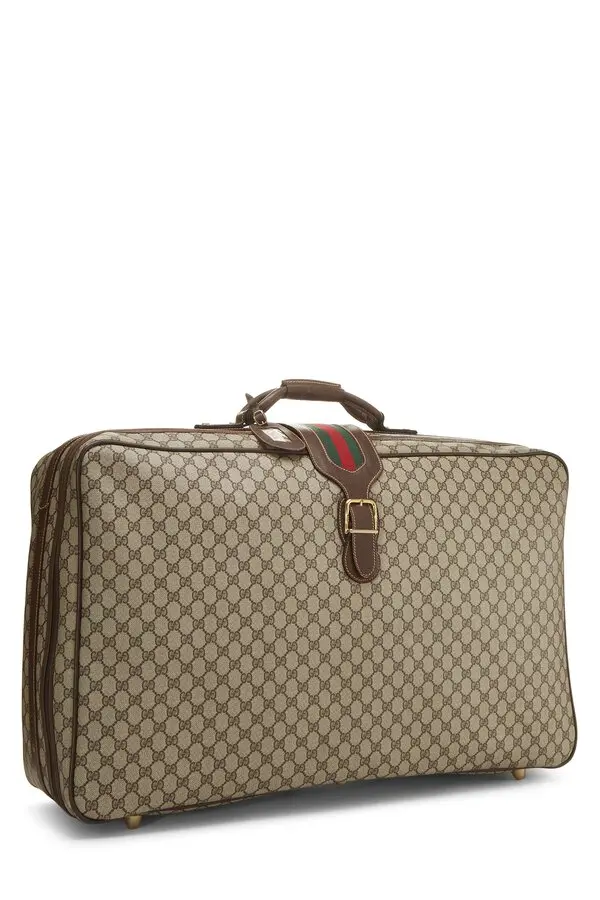 Gucci Large Original Gg Supreme Canvas Suitcase