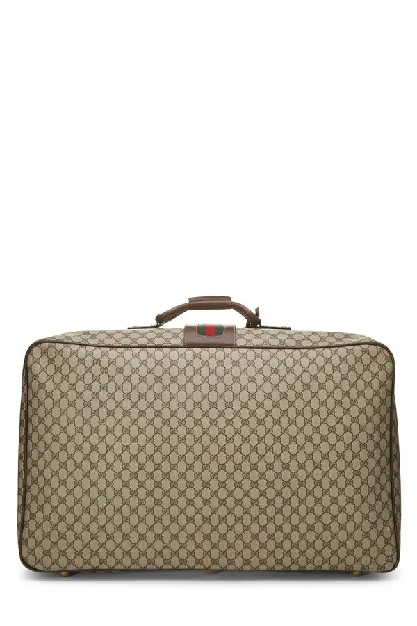 Gucci Large Original Gg Supreme Canvas Suitcase