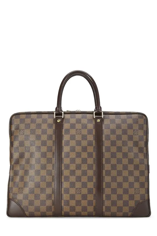 LOUIS VUITTON Damier Ebene Porte Documents-voyage