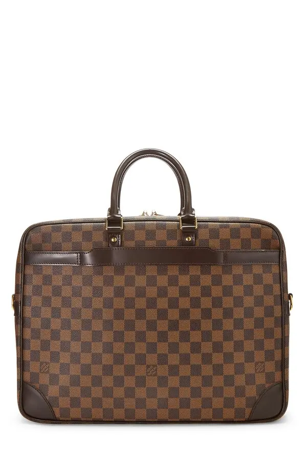 LOUIS VUITTON Damier Ebene Porte Documents-voyage - Brown