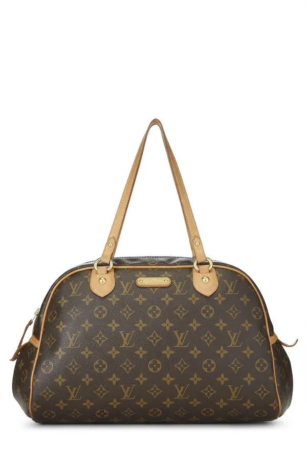 LOUIS VUITTON Monogram Montorgueil Tote - Brown