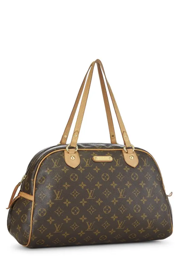 LOUIS VUITTON Monogram Montorgueil Tote - Brown