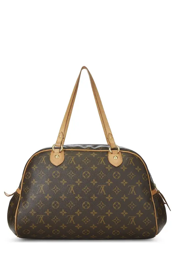 LOUIS VUITTON Monogram Montorgueil Tote - Brown