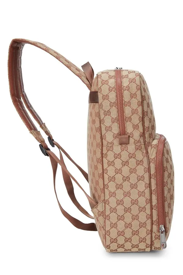 Gucci Gg Canvas New York Yankees Backpack - Orange