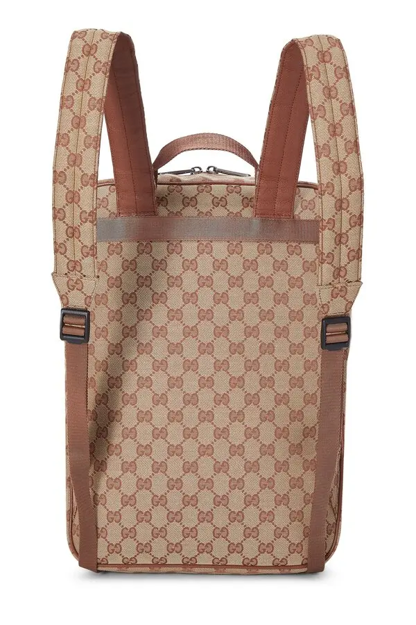Gucci Gg Canvas New York Yankees Backpack - Orange