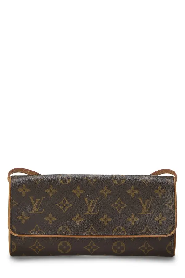 LOUIS VUITTON Monogram Canvas Pochette Twin