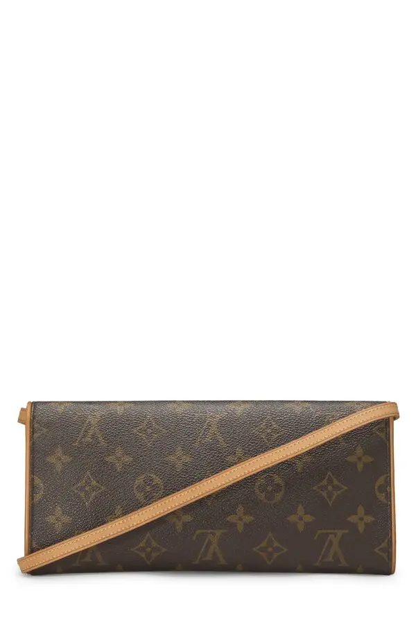 LOUIS VUITTON Monogram Canvas Pochette Twin