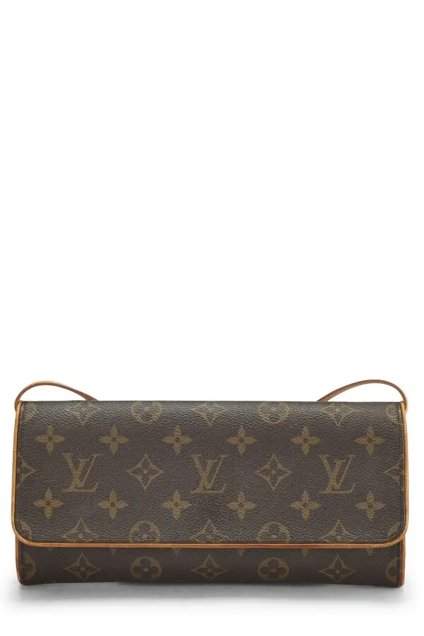 LOUIS VUITTON Monogram Canvas Pochette Twin