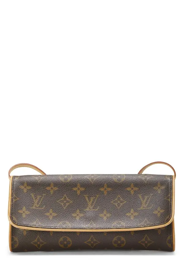 LOUIS VUITTON Monogram Canvas Pochette Twin