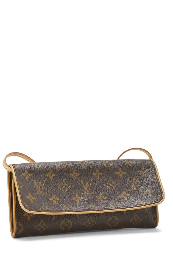 LOUIS VUITTON Monogram Canvas Pochette Twin