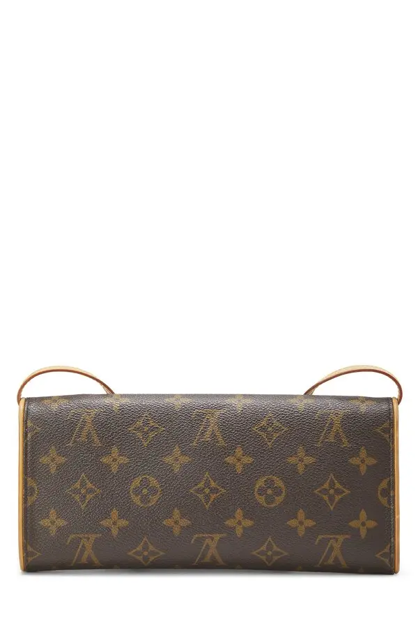 LOUIS VUITTON Monogram Canvas Pochette Twin