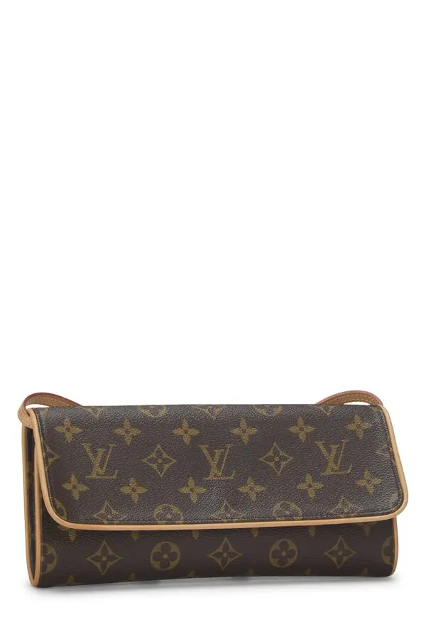LOUIS VUITTON Monogram Canvas Pochette Twin