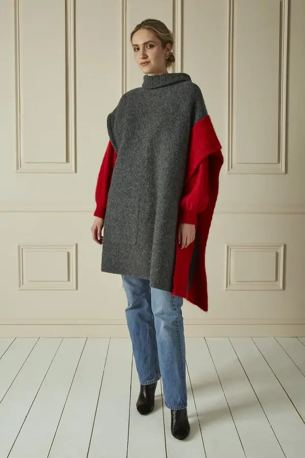 Chloé Mohair Blend Layered Sweater Dress Set