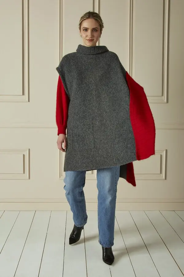 Chloé Mohair Blend Layered Sweater Dress Set