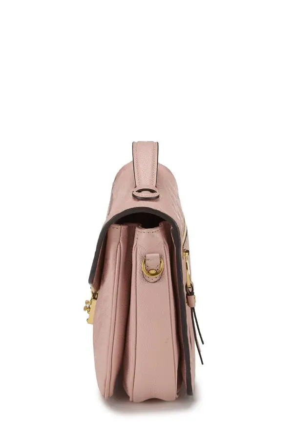 LOUIS VUITTON Monogram Empreinte Pochette Metis - Pink