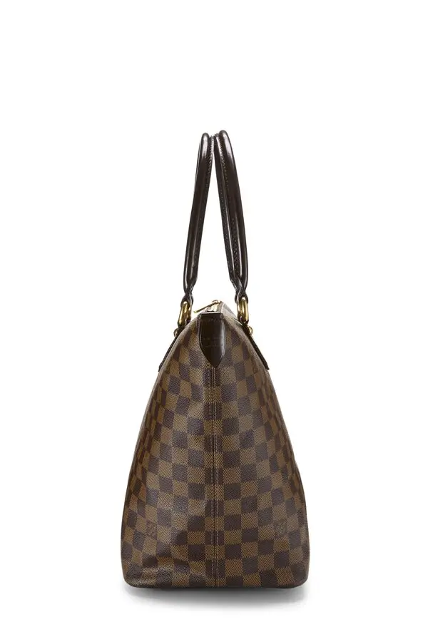 LOUIS VUITTON Damier Ebene Saleya Tote - Brown