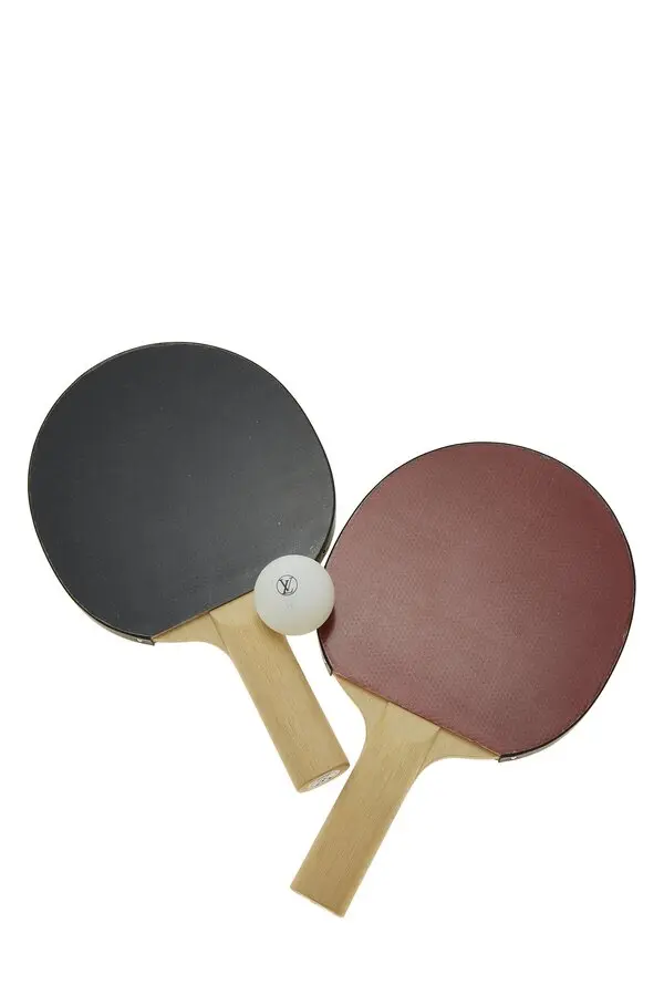 LOUIS VUITTON Monogram Eclipse James Ping Pong Set