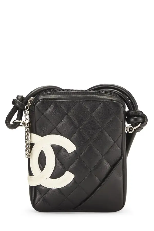 Chanel Quilted Calfskin Cambon Shoulder Bag - Black