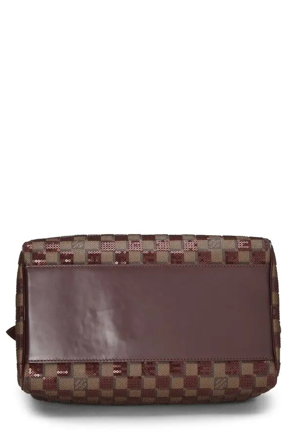 LOUIS VUITTON Damier Paillettes Speedy 30 - Red