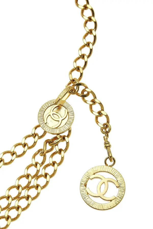 Chanel Sunburst 'cc' Chain Belt 3