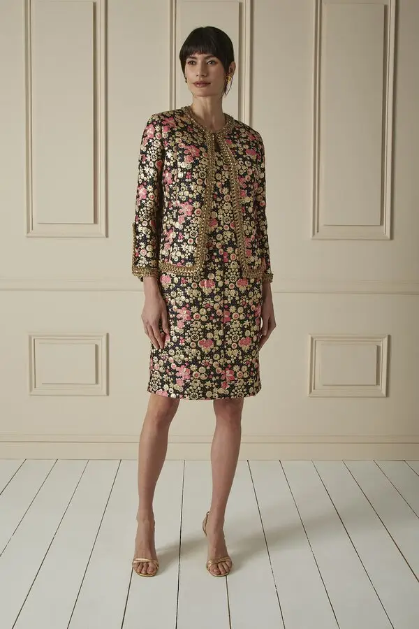 Chanel Brocade Dress Set