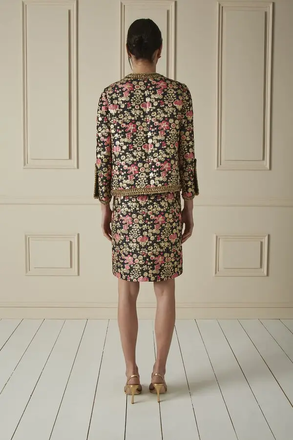 Chanel Brocade Dress Set