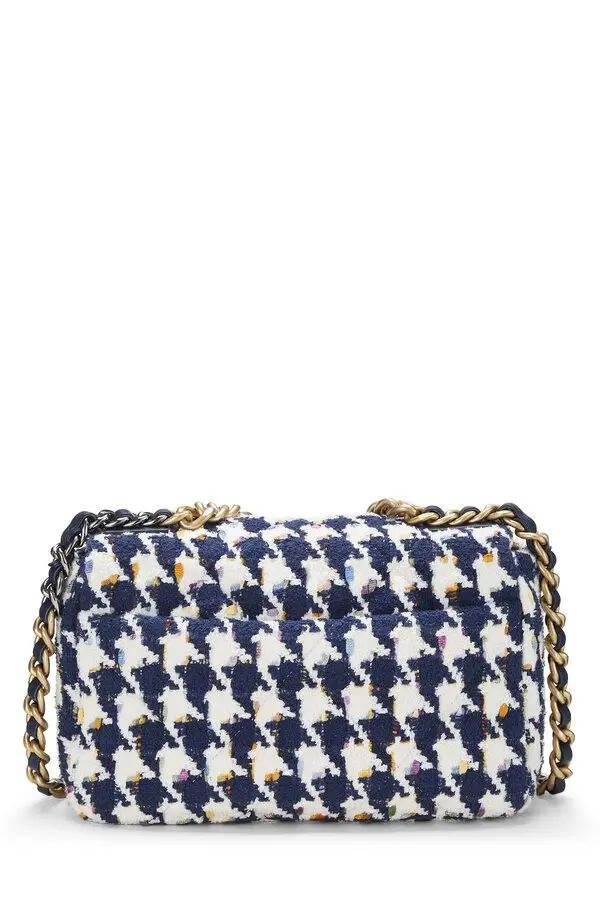 Chanel Quilted Tweed 19 Flap Bag