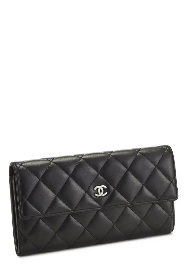 Chanel Lambskin Long Wallet