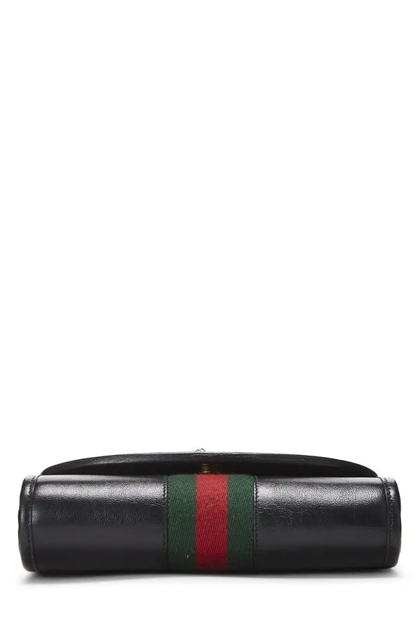 Gucci Leather Web Rajah Shoulder Bag