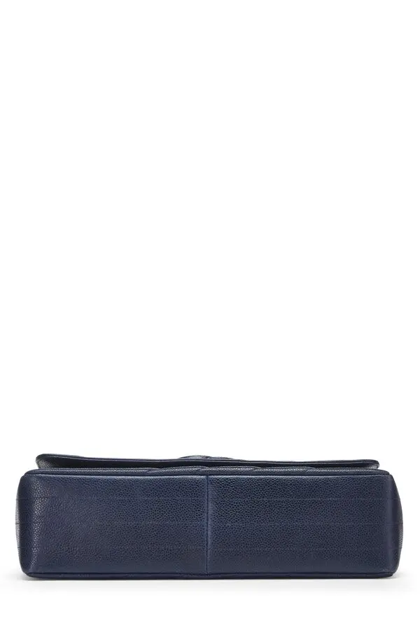 Chanel Caviar Diagonal Flap - Blue