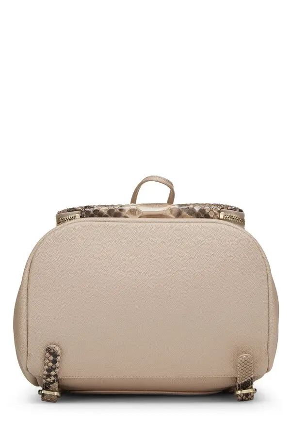 Chanel Caviar & Python Business Affinity Backpack