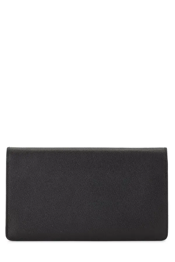 Chanel Calfskin Long Wallet - Black