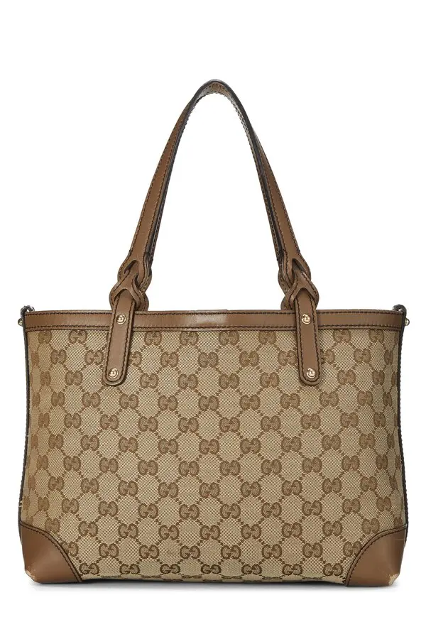 Gucci Original Gg Craft Tote - Brown