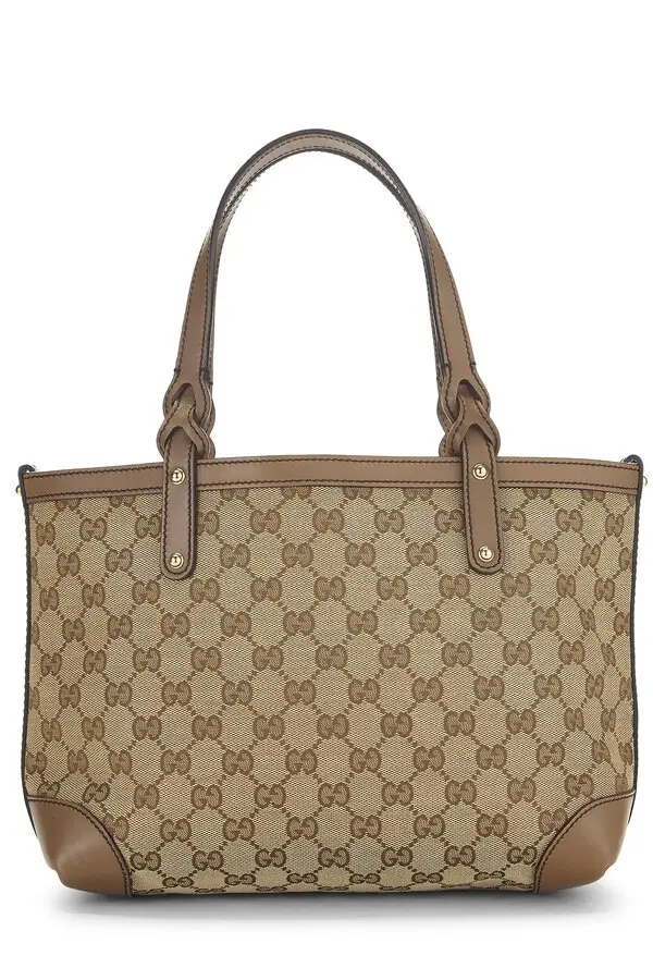 Gucci Original Gg Craft Tote - Brown