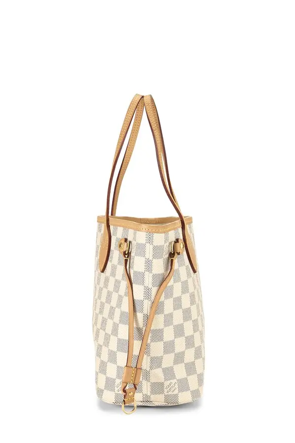 LOUIS VUITTON Neverfull Tote - White