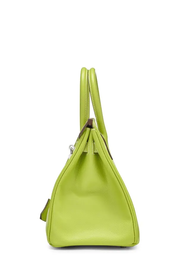 Hermès Kiwi & Olive Epsom Candy Birkin 30