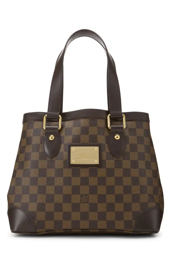 LOUIS VUITTON Damier Ebene Hampstead - Brown