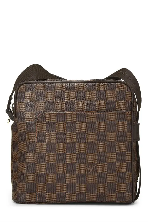 LOUIS VUITTON Damier Ebene Olav Messenger Bag - Brown
