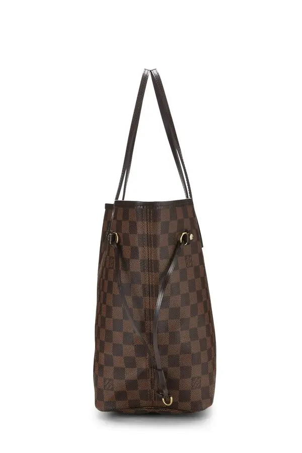 LOUIS VUITTON Damier Ebene Tote - Brown