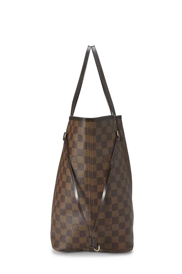 LOUIS VUITTON Damier Ebene Tote - Brown