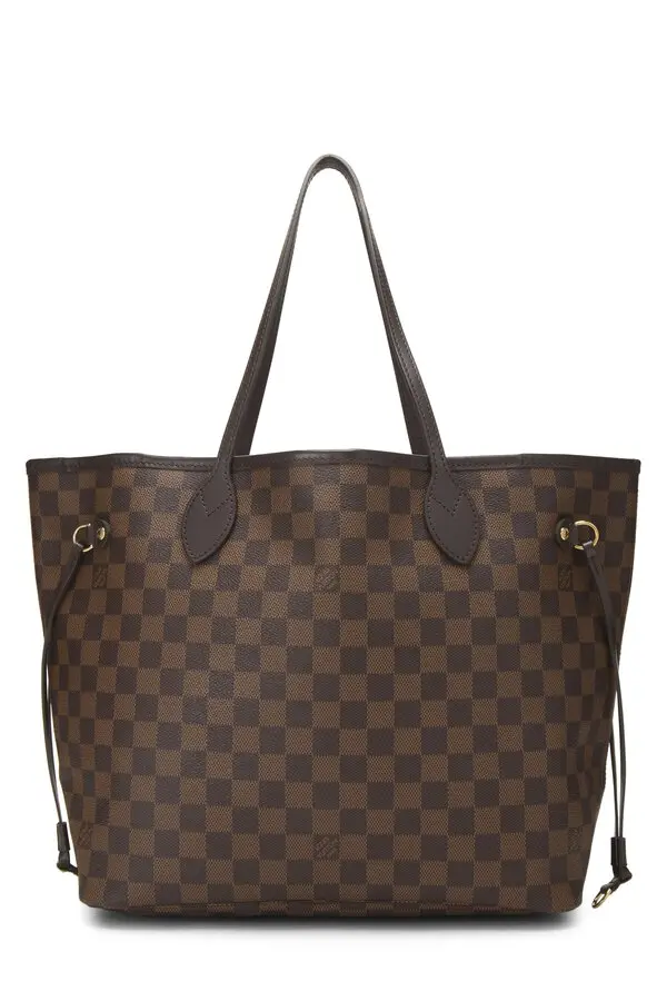 LOUIS VUITTON Damier Ebene Tote - Brown