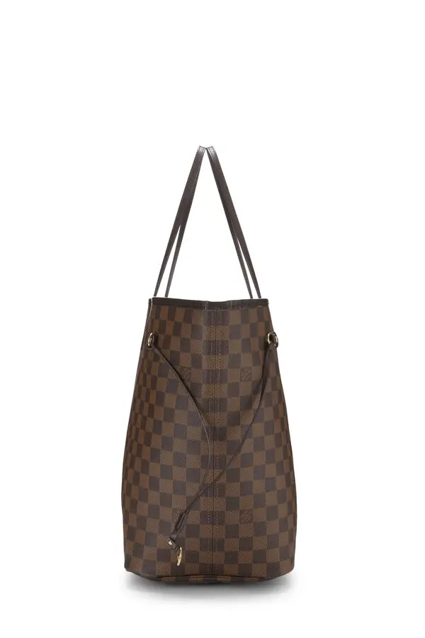 LOUIS VUITTON Damier Ebene Tote - Brown