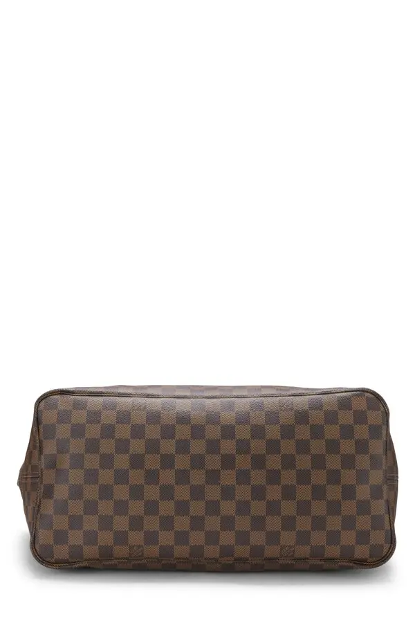 LOUIS VUITTON Damier Ebene Tote - Brown