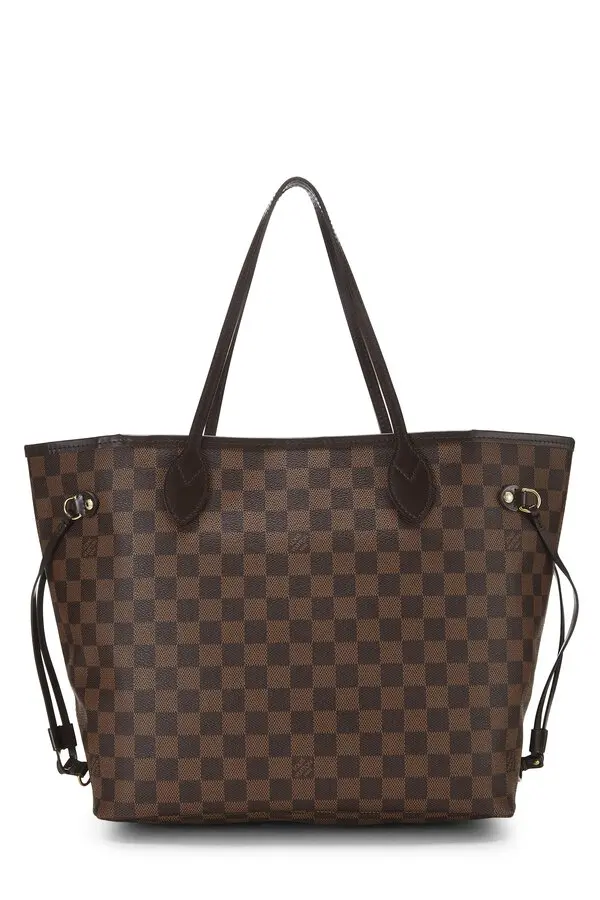 LOUIS VUITTON Damier Ebene Tote - Brown