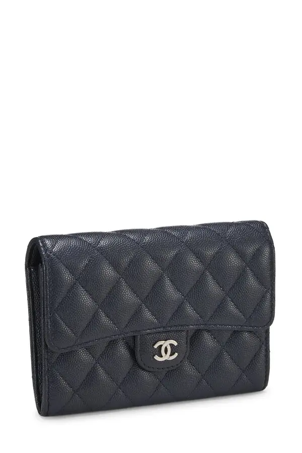 Chanel Caviar Classic Flap Wallet