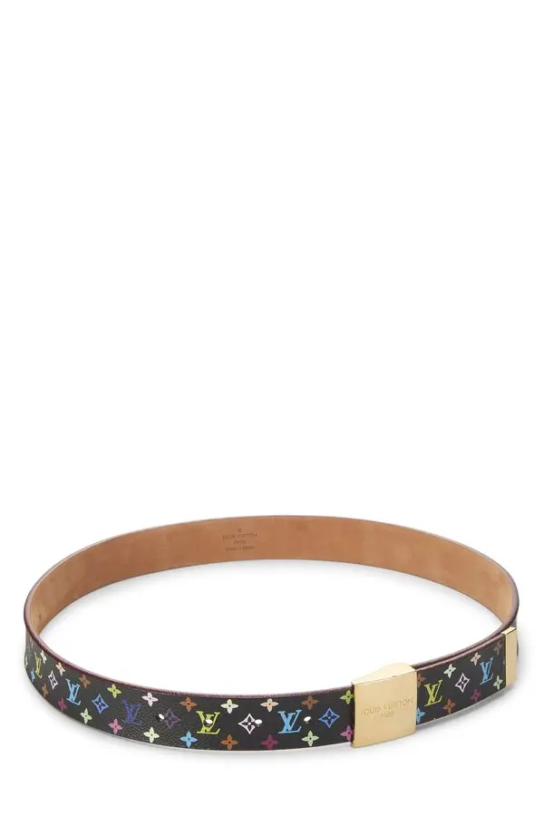 LOUIS VUITTON Takashi Murakami Monogram Multicolore Ceinture Belt